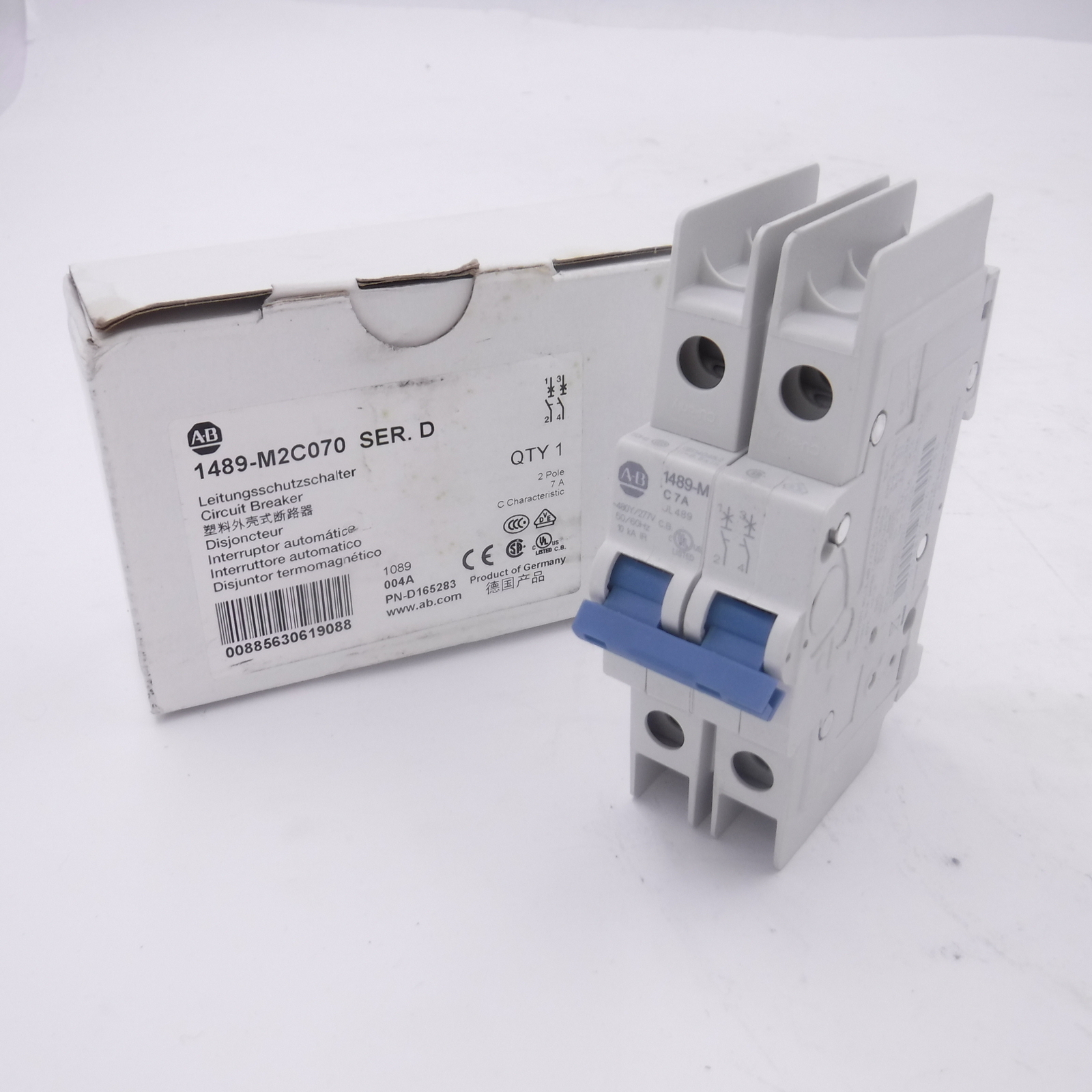 Allen Bradley 1489-M2C070 Circuit Breaker 1 Pole 277V 2A | eBay