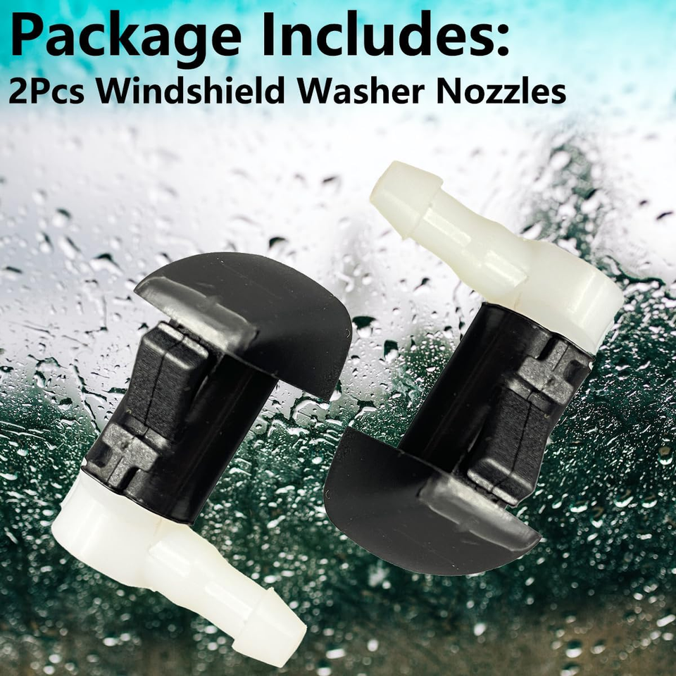 Windshield Washer Nozzle Wiper Jet Sprayer 68081370AB Replacement for ...