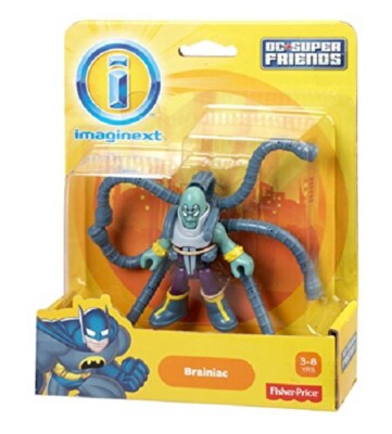 FISHER PRICE Imaginext DC Super Friends BRAINIAC 2013 release SUPERMAN ...