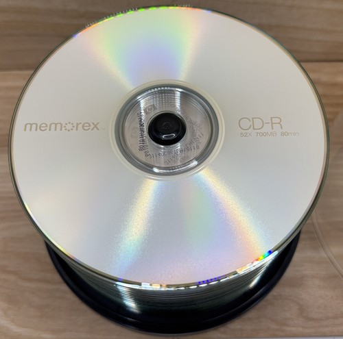 CD-R80 New Blank Unused Discs 50 Total Memorex 52X 700MB 80min In ...