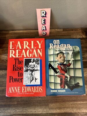 Ronald Reagan Biographies 2 Book Bundle (Early Reagan/On Reagan) | eBay