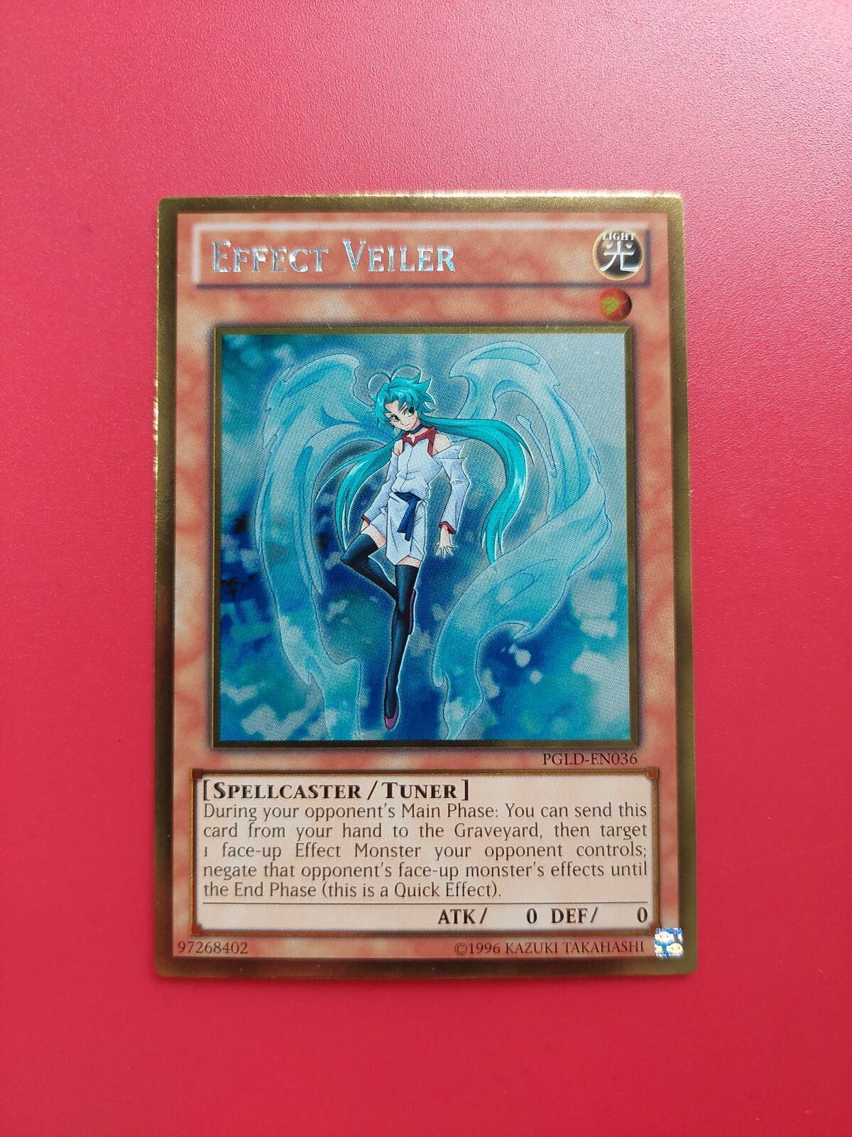 Yugioh Effect Veiler PGLD-EN036 Gold Secret Rare NM | eBay UK