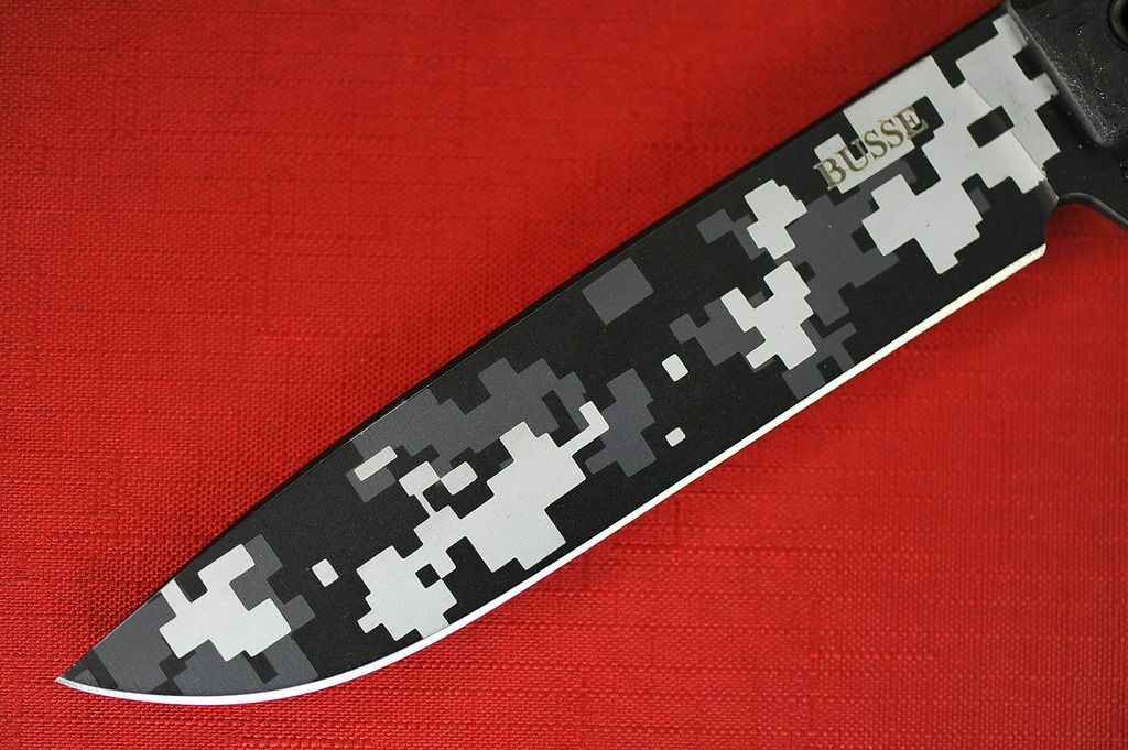 2015 Busse Combat Boss Jack Black Digicam Cerakoted .18" INFI Blade (1 ...