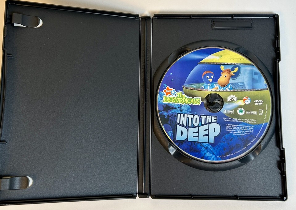 Nick Jr The Backyardigans Into the Deep DVD, 2007 Nickelodeon Nick Jr ...