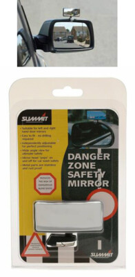Summit Blind Spot Mirror - Danger Zone Wide Angle Easy Fit | eBay UK