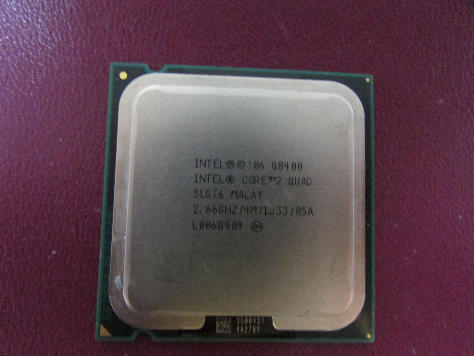 SLGT6 Intel Core 2 Quad Q8400 CPU Processor 2.66GHz 4MB L2 Cache ...