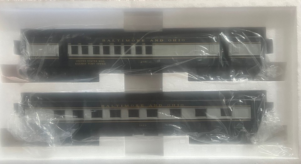 MTH O Scale MT-4101 Madison MADISON COMBINE/DINER SET BALTIMORE & OHIO ...