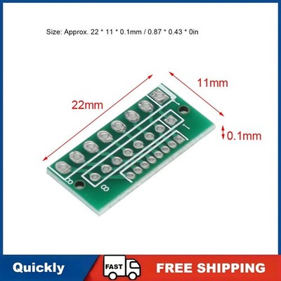 Wireless Module PCB Adapter 8 Pin 3 Row 24 Holes 1.27MM/2.0MM/2.54MM ...