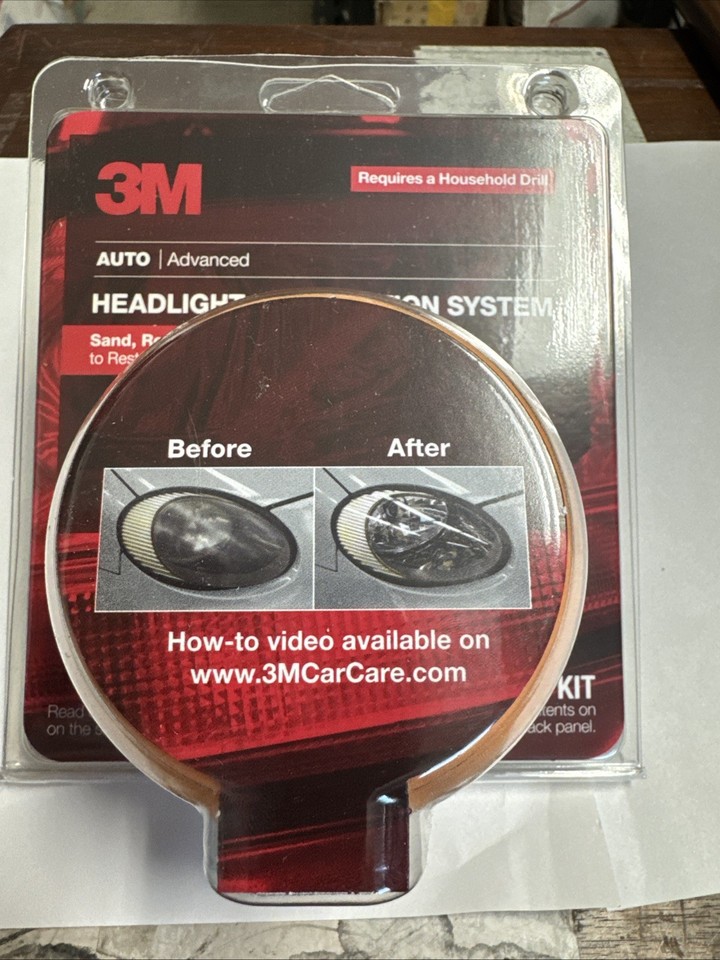 3M Headlight Lens Restoration System, 39008, 1 Kit Fresh DOM 05/20/2025 ...