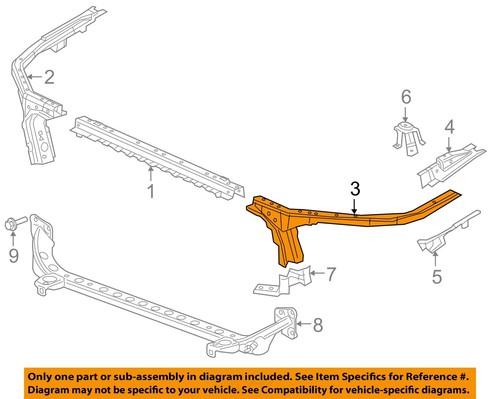 GM OEM 16-18 Malibu Radiator Support Radiator Support-Outer Support ...