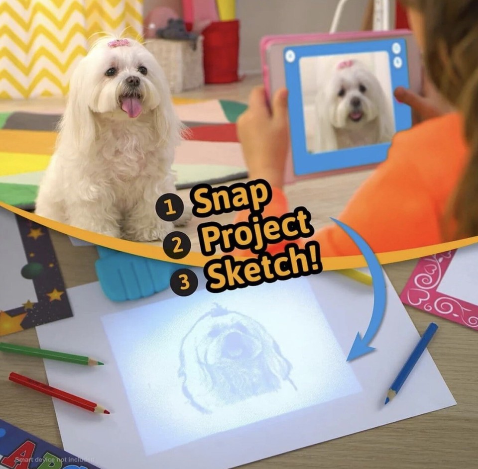 Toys smART Sketcher 2.0 Drawing Projector for Kids, Art Projector for ...