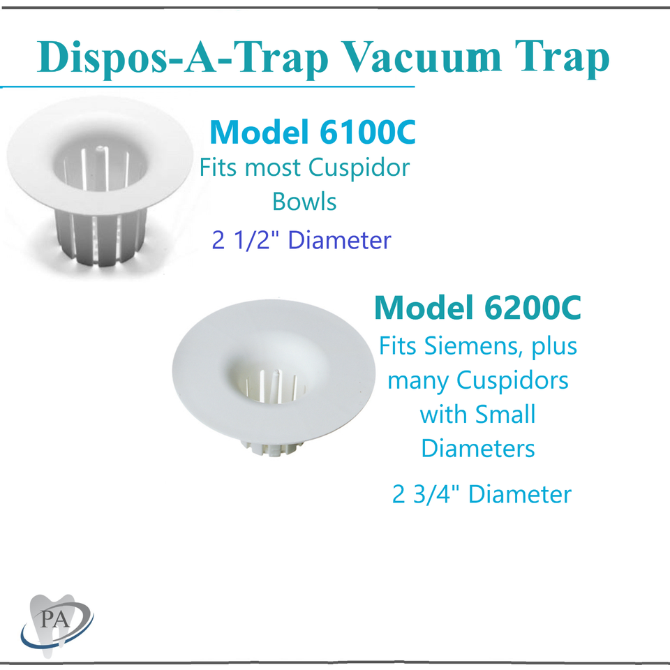 Dental Dispos-A-Trap Vacuum Trap #5500, #5503, #5512 Disposable ...