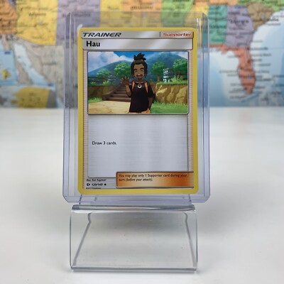 SHIPS SAME DAY Pokemon Card TCG Hau 120/149 Trainer Supporter 2017 Sun ...