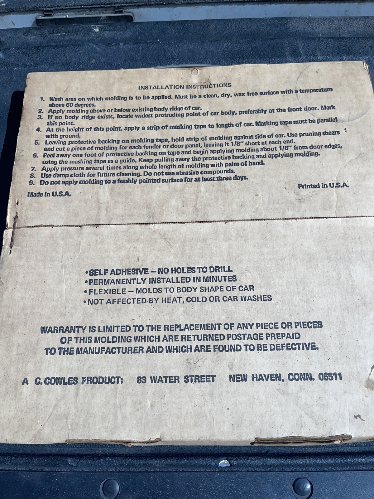 Car Trim COWLES Fine LIne PROTEKTO TRIM Self Adhesive 25-500-23 Chrome ...