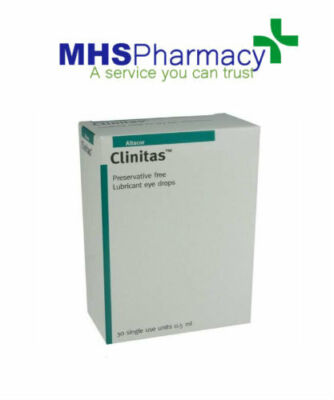 Clinitas Perservative Free Eye Drops 0.4% 30 x 0.5ml, lubrication for ...
