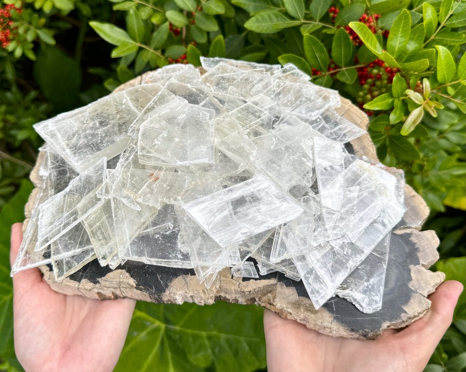 Natural Selenite Slabs - Small Pieces, Chunks & Fragments Wholesale ...