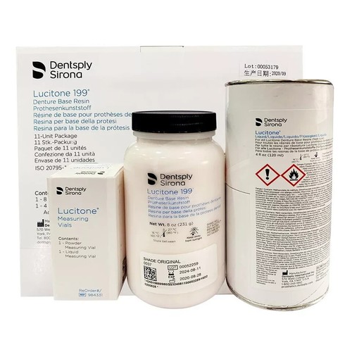 Dentsply LUCITONE 199 ORIGINAL Denture Base Resin - 230gm Powder ...