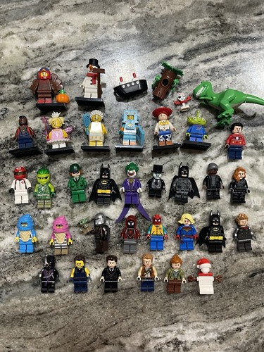 lego minifigure Lot Cmf DC Marvel Superheros Toy Story Jurassic park | eBay