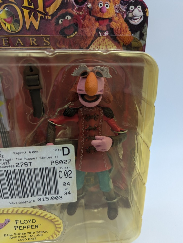 MOC 2002 Palisades Muppet Show 25 Years Series 2 Floyd Pepper Red Shirt ...