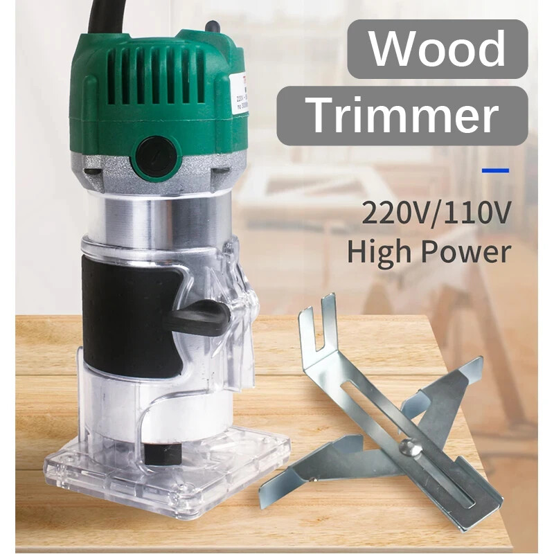 Electric Woodworking Trimmer Machines Wooden Router Tools Combo Kit ...