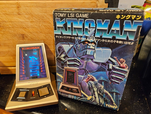 BOXED Tomy LSI Kingman Table Top VFD LED LCD Video Game Donkey Kong ...