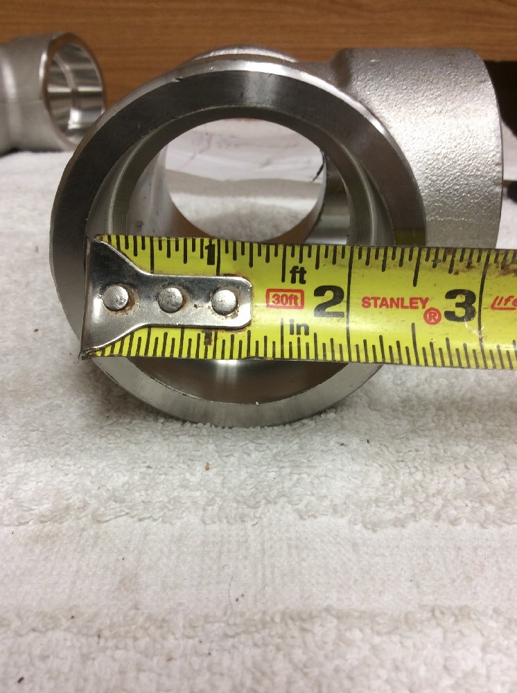 A/SA182 F316/F316L TB240 B16 3M 2" "T" Stainless steel SOCKET WELD | eBay