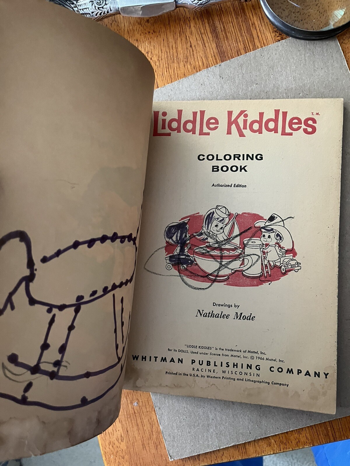 Liddle Kiddles 1960’s Coloring Book - Whitman Publishing 1966 | eBay