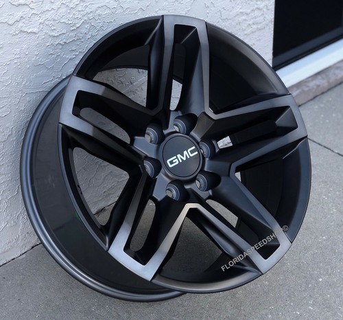 TITANIUM GREY TRAIL BOSS GMC SIERRA SILVERADO TAHOE TRUCK WHEELS SET ...