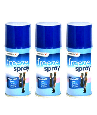 3 X 150ML DEEP FREEZE SPRAY INJURY INSTANT PAIN RELIEF MUSCLE SPRAINS ...