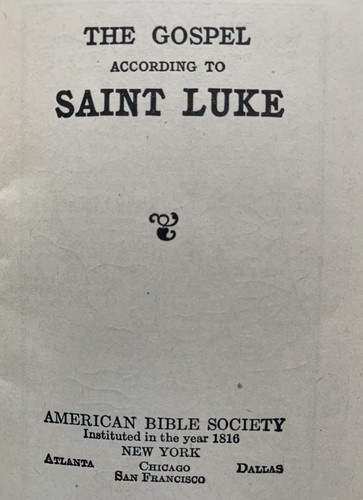 VINTAGE SET OF 5 MINI BOOKLETS OF THE GOSPEL | eBay