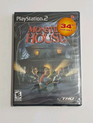 Monster House (Sony PlayStation 2, PS2) New Sealed Y Fold - Small Rip ...