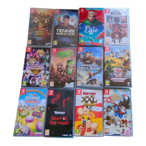 Nintendo Switch x12 GAMES BUNDLE (4 Sealed & 8 Opened) Jitsu Squad ...