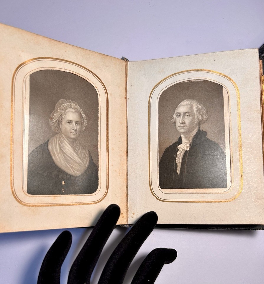 ANTIQUE PHOTO ALBUM WITH MANY TINTED TINTYPES JOHN EDWIN POTTER | eBay