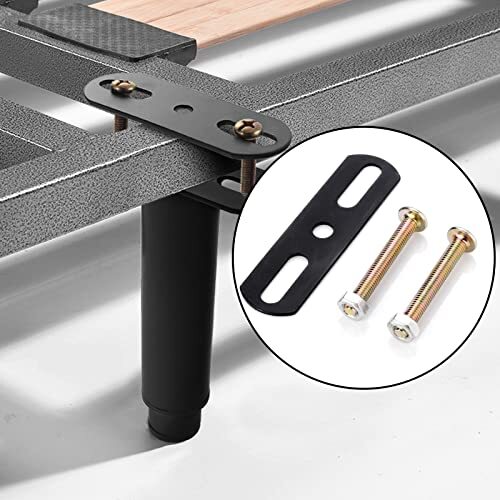 Bed Support Legs Metal Bed Legs Replacement Adjustable Legs for Bed ...