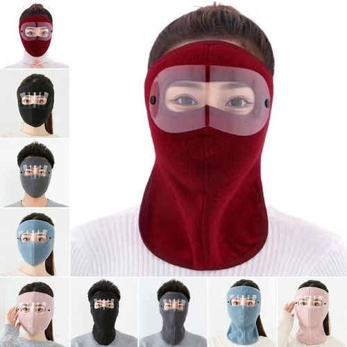 HD Goggles Face Mask Windproof Fleece Face Shield Caps Snowboarding ...
