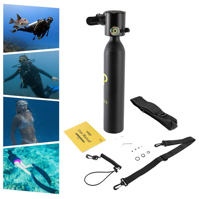0.5L Mini Scuba Tank Underwater Diving Portable Breath Lungs Scuba ...