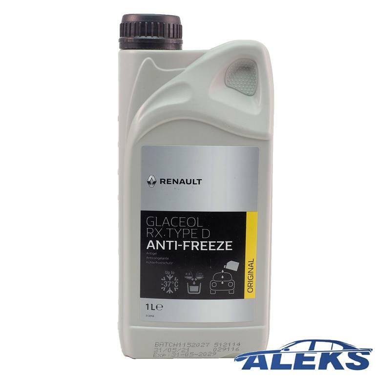 4x Renault 7711428132 Kühlerfrostschutz Konzentrat Glaceol RX Type D ...