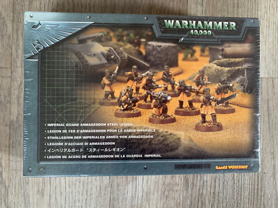 Warhammer 40k Imperial Guard Armageddon Steel Legion Box Sealed BNIB ...