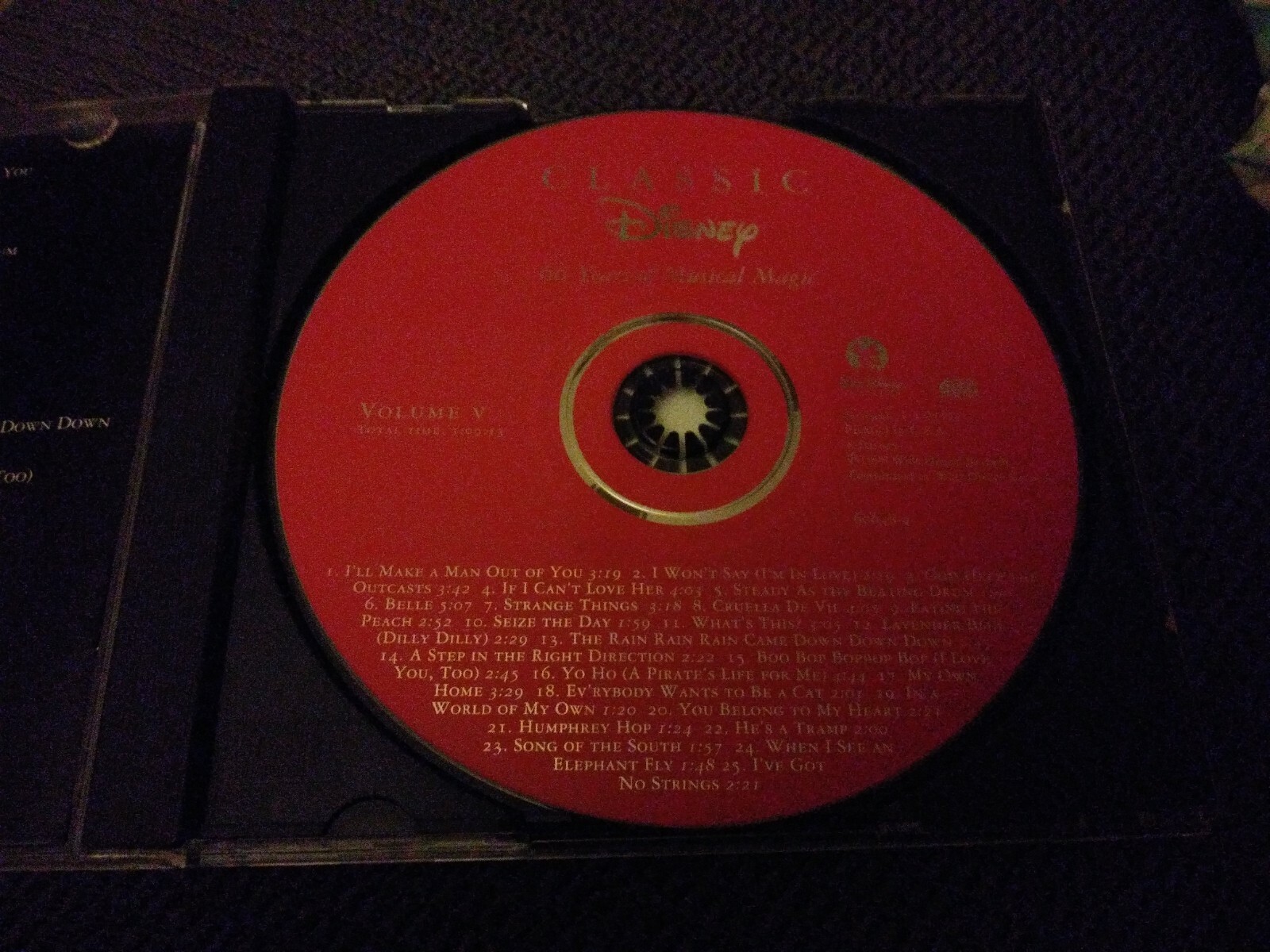 Classic Disney, Vol. 5 by Disney (CD, Oct-1998, Walt Disney) for sale ...