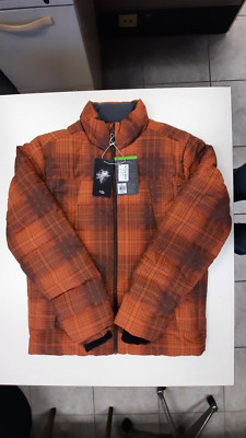 Alpine Design Down Puffer Jacket Rustic Plaid Mens Jacket, Choose Size ...
