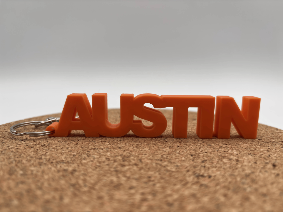 3D Name Keychain, Custom Name Keychains, 3D Printed Personalized Gym ...