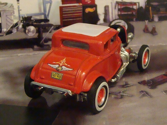 "Little Red Deuce" 1932 32 Ford V-8 Duce Coupe 1/64 Scale Limited ...