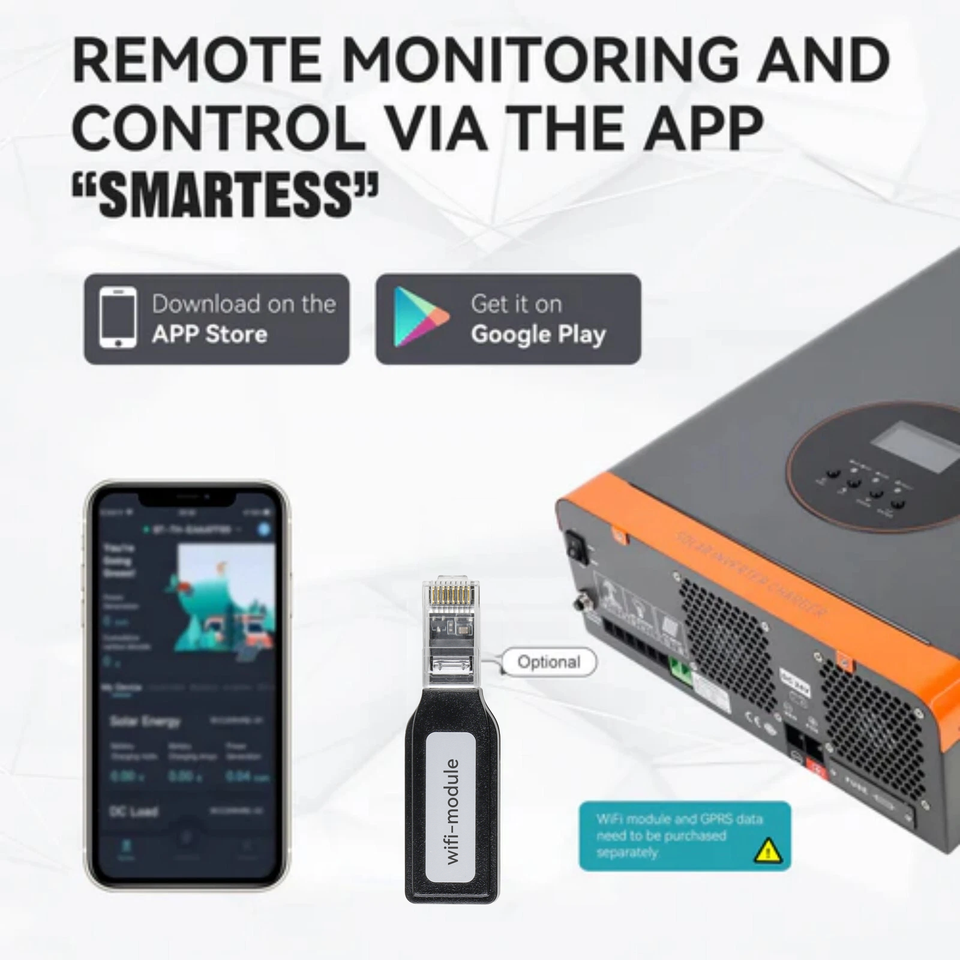 WIFI Module Remote Monitor for PowMr Low Frequency Inverters Android ...