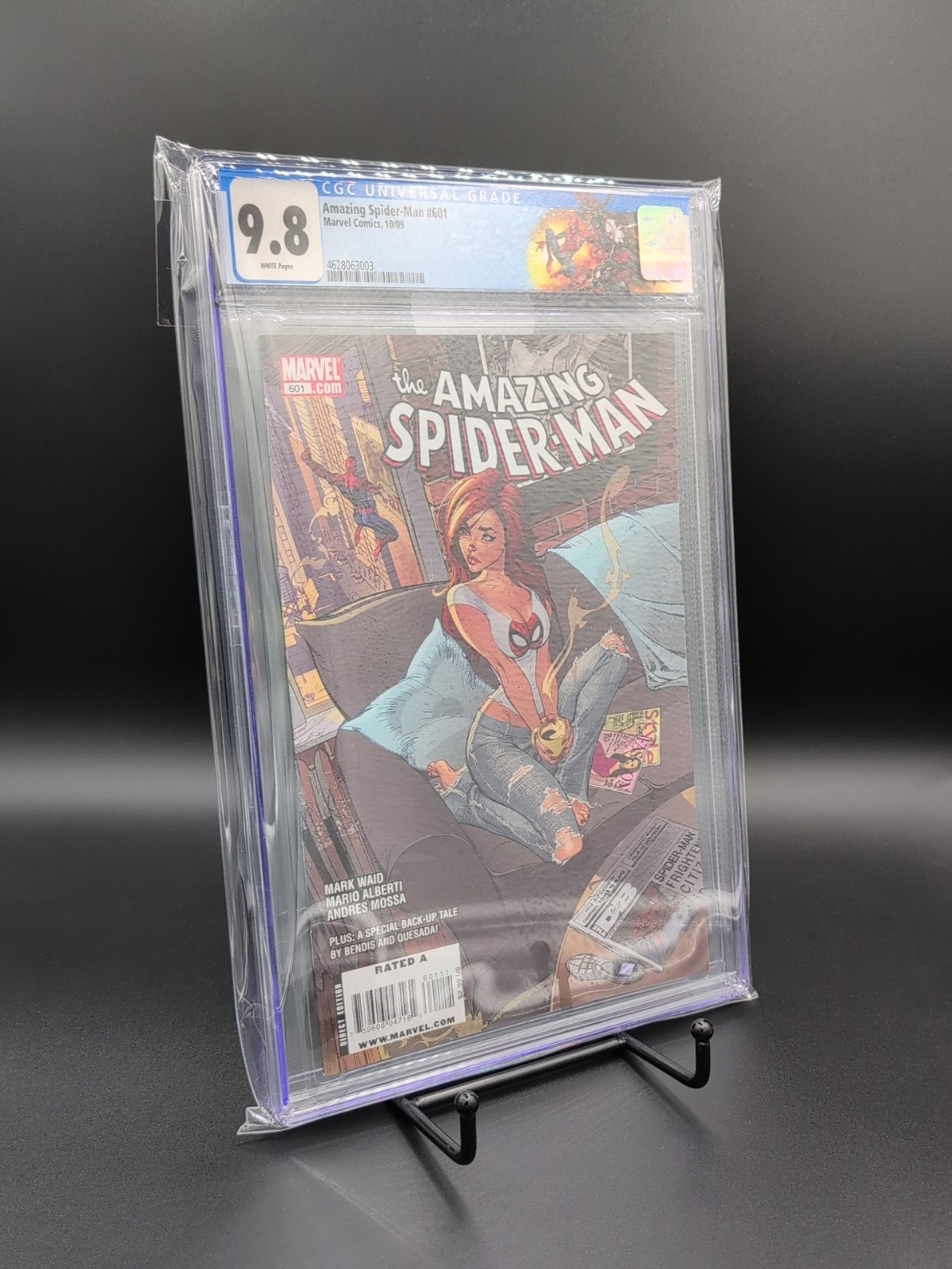 Amazing Spider-Man #601 CGC 9.8 Campbell Controversial MJ Cover Custom ...