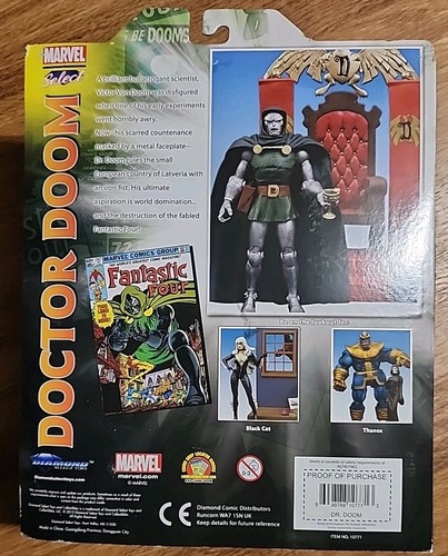 Diamond Select Marvel Comics DOCTOR DOOM Collector Edition Action ...