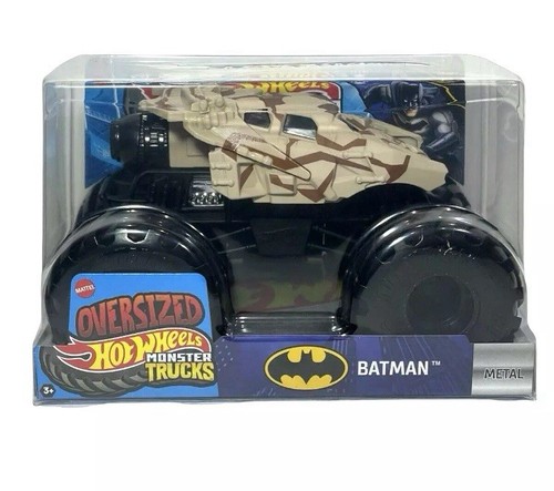 Hot Wheels Oversized Monster Trucks - Batman Camo Tumbler Batmobile ...