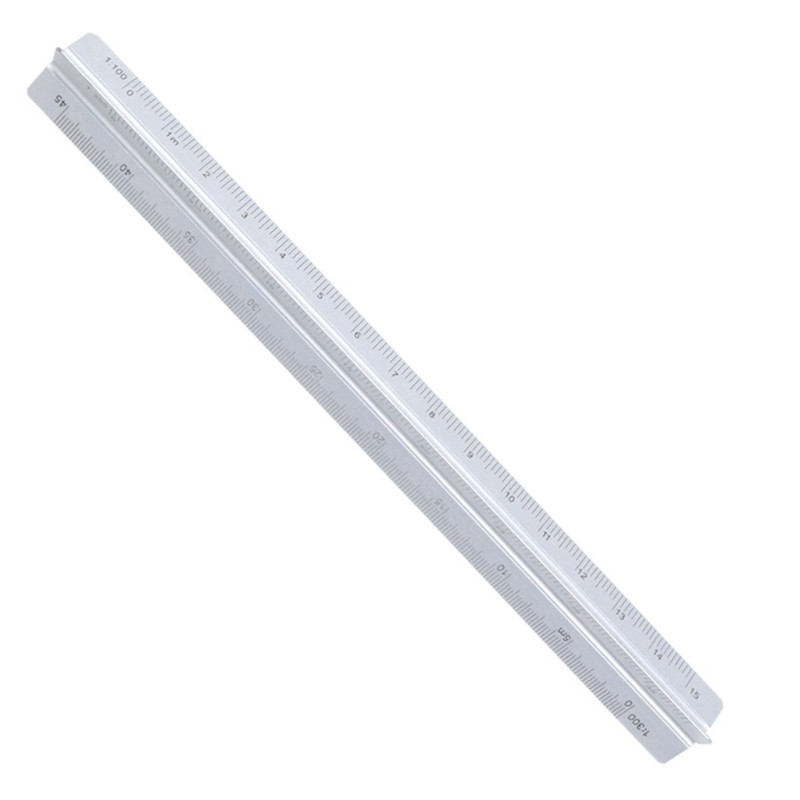Architect Aluminum Triangular Ruler With Fade Resistant Engraved ...