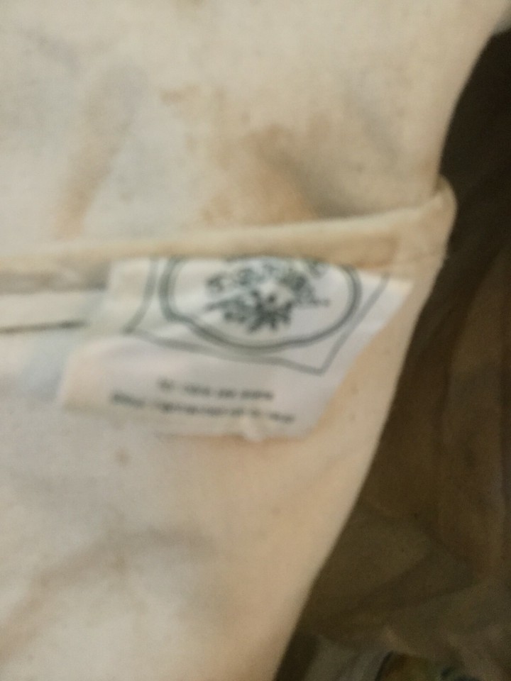 Laura Ashley Vtg Blue Yellow Floral Canvas Cinch Backpack Rope Straps ...