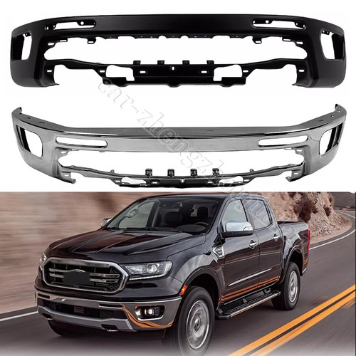 Fit 2019-2022 2023 Ford Ranger W/o Sensors Holes Steel Front Bumper ...
