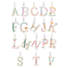 Ganz Wool Felt Embroidered Key Fob Key Chain Initial Monogram Letter "R ...